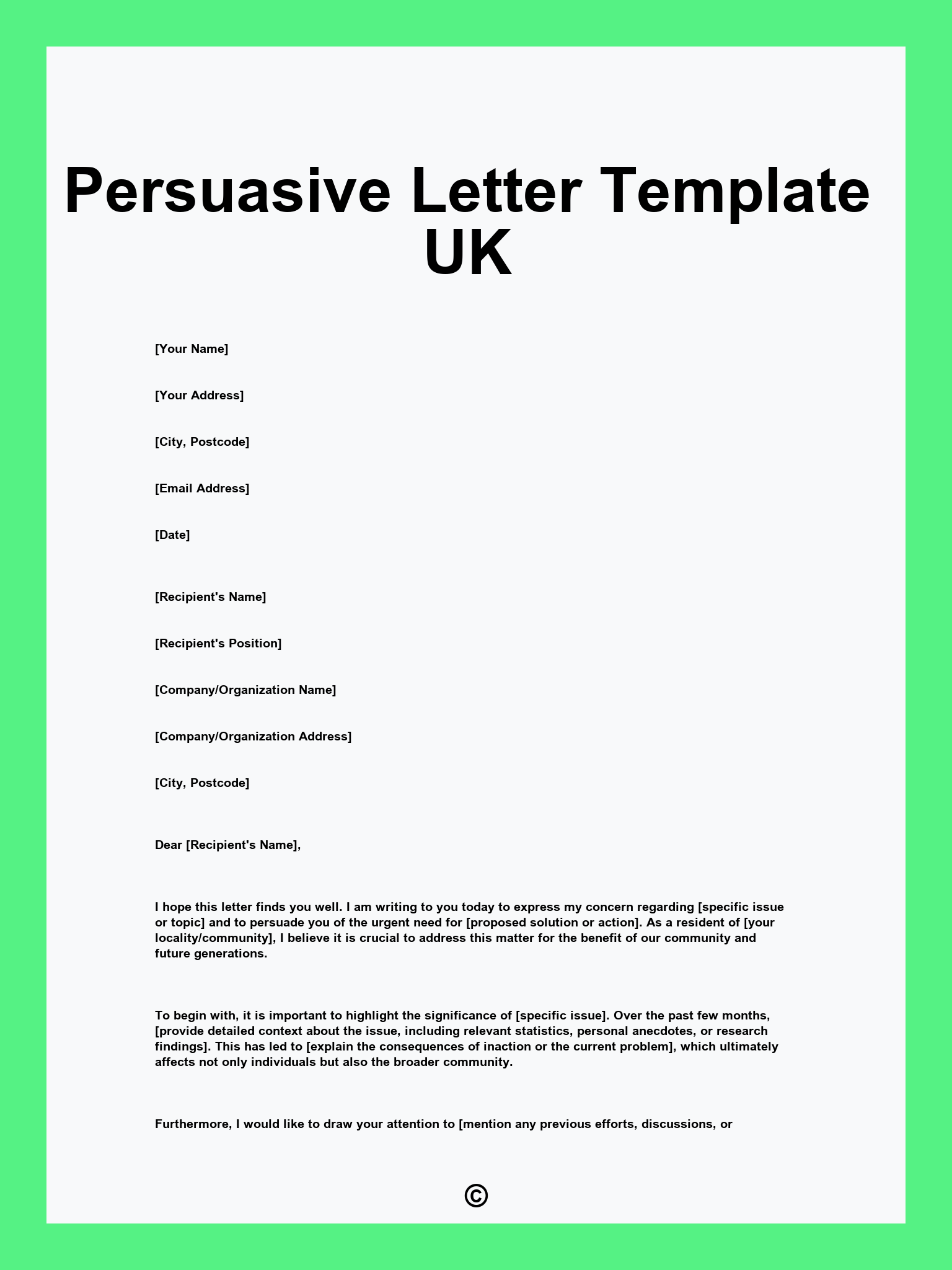 Persuasive Business Letter Persuasive Letter In Word And Pdf Formats